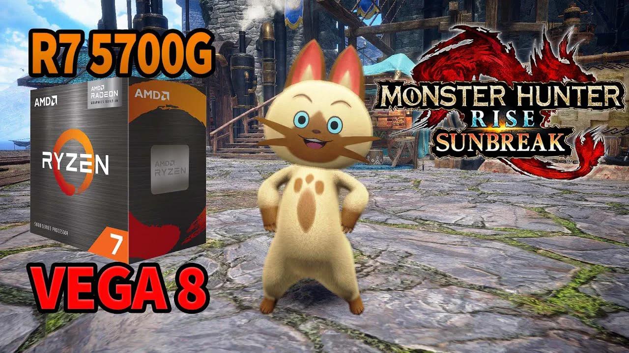 AMD Ryzen 7 5700G | Monster Hunter Rise Sunbreak | Vega 8 | Benchmark ...