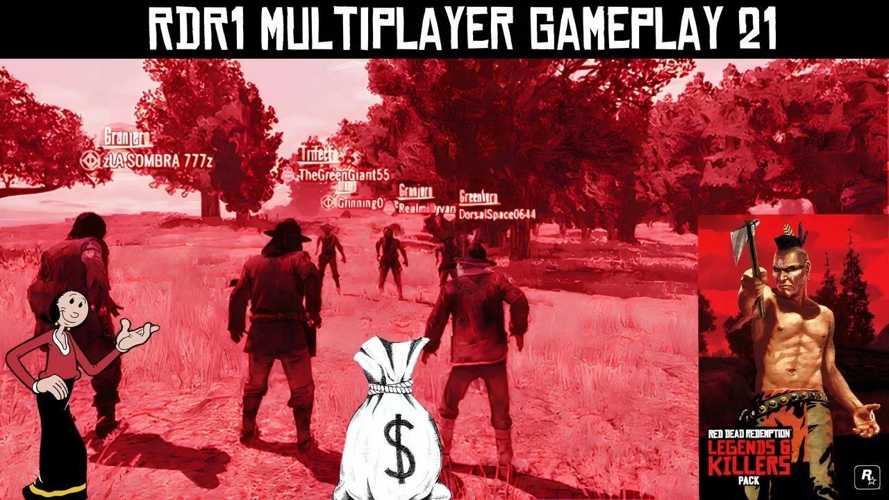 Red Dead Redemption RDR1 2023 Online Multiplayer Gameplay 21: DLC Maps ...