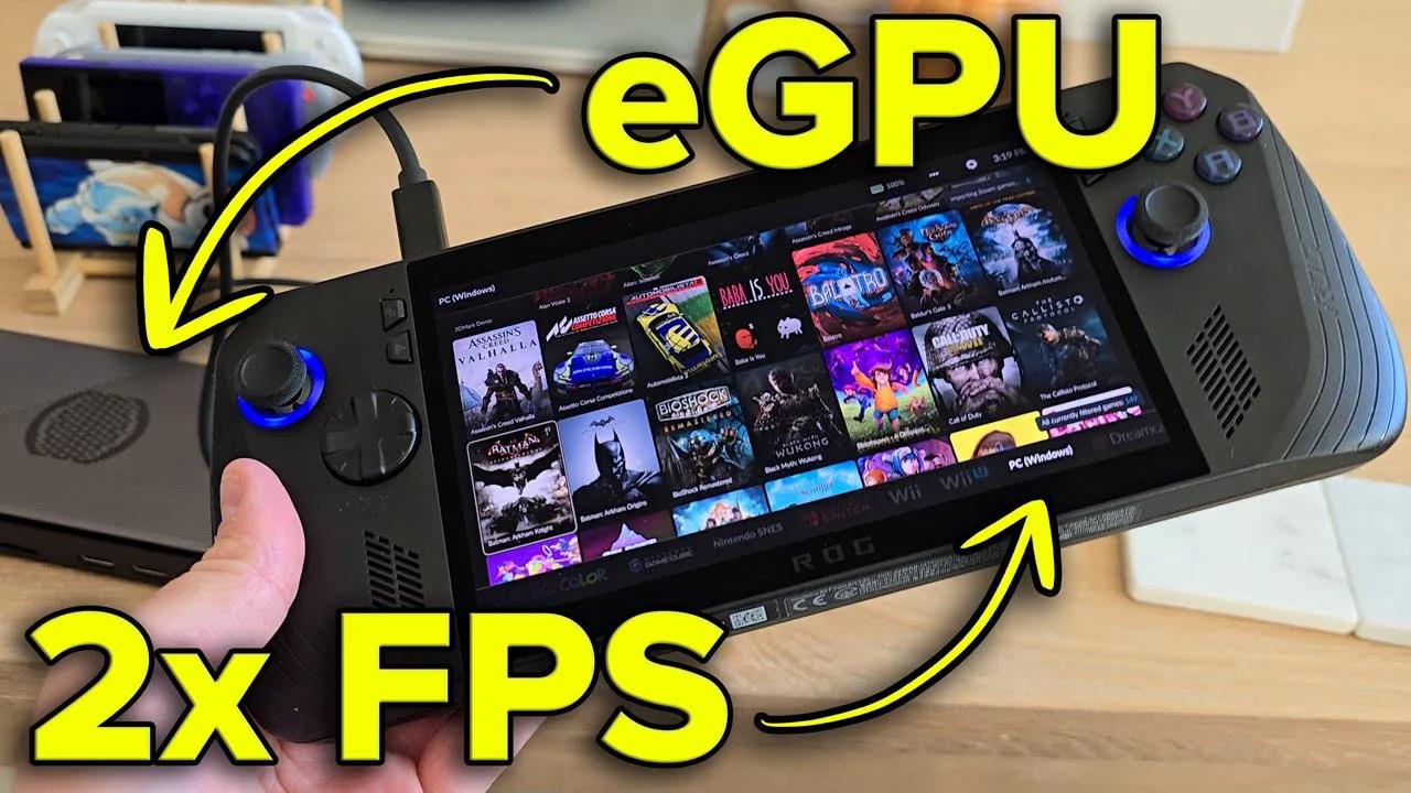 The BEST ROG Ally X Accessory is an eGPU!