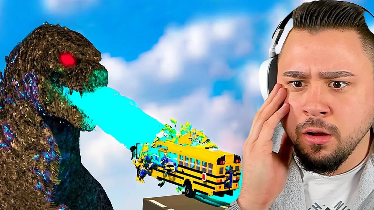 GODZILLA vs SCHULBUS?! | Teardown Mods