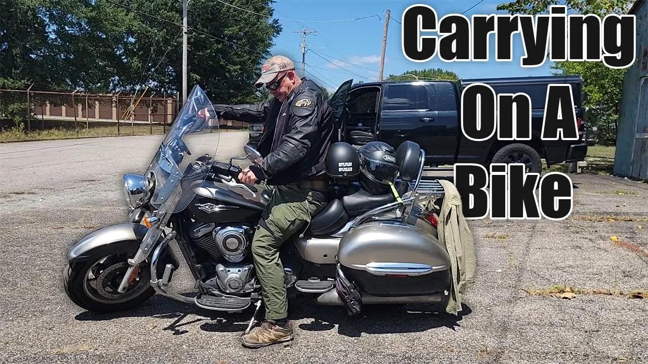 Methods of carry on a motorcycle