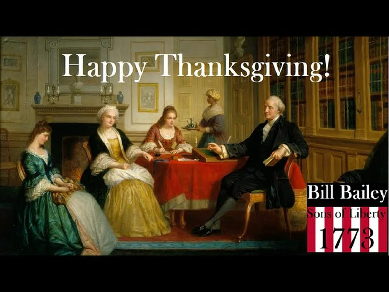 Happy Thanksgiving, Patriots!