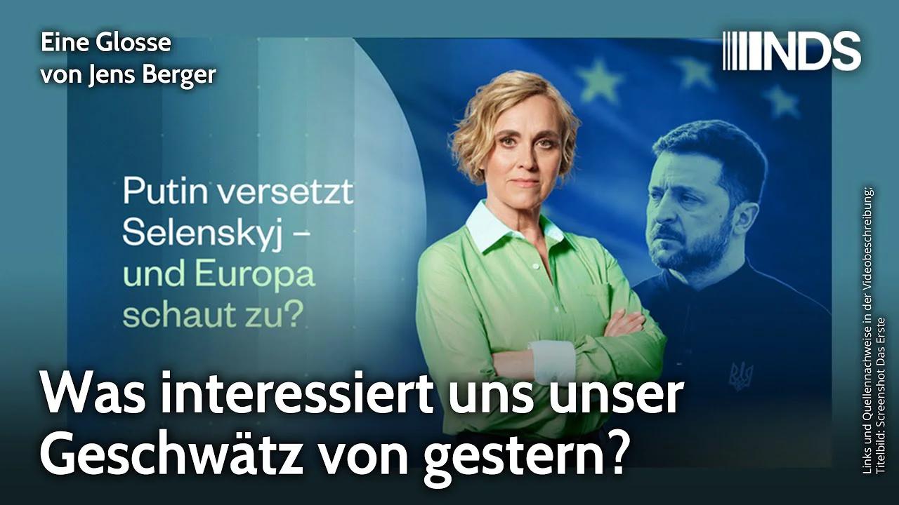 Was interessiert uns unser Geschwätz von gestern? | Jens Berger | NDS ...