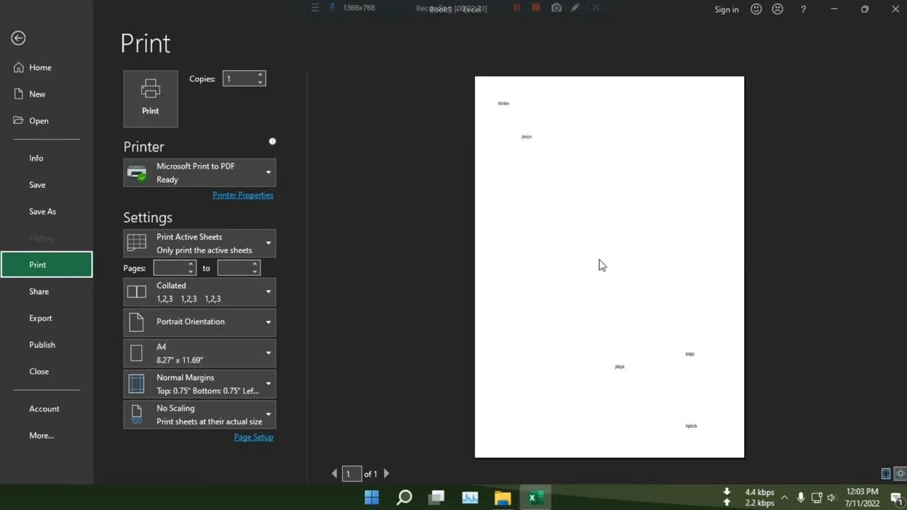 How To Print Excel Sheet On Excel In Bangla