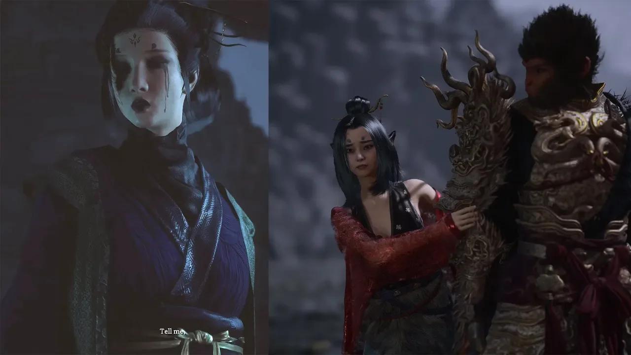 Black Myth Wukong All Spider Sisters & Fox Girl Scenes