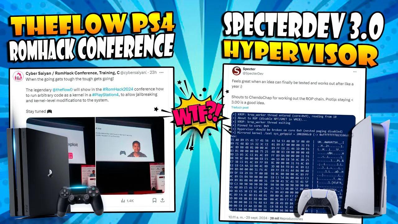 Theflow Conferencia PUBLICADA Hacker / SpecterDEV y el Hypervisor de PS5 , QUE NO TE ENTERAS DE NADA
