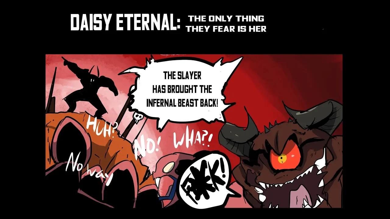 Daisy Eternal: The Only Thing They Fear Is Her! (Doom Eternal Comic Dub ...