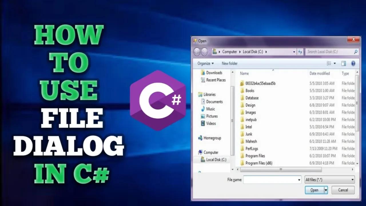 Open File Dialog in c# | C# OpenFileDialog | How to use Open File ...