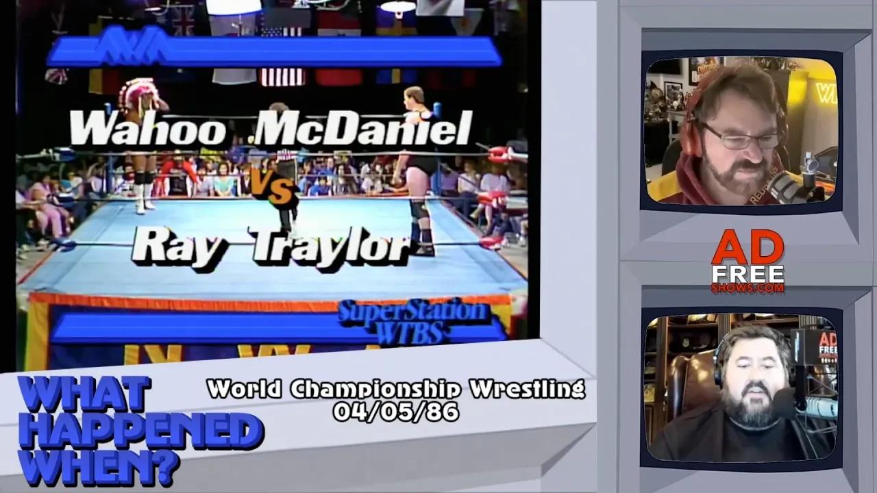 Tony Schiavone calls Wahoo McDaniel vs Ray Traylor