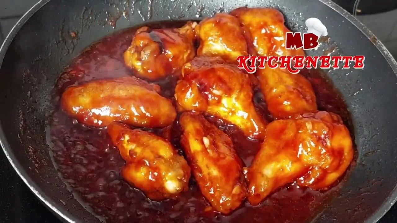 The correct method of braised chicken wings, the color is bright red ...