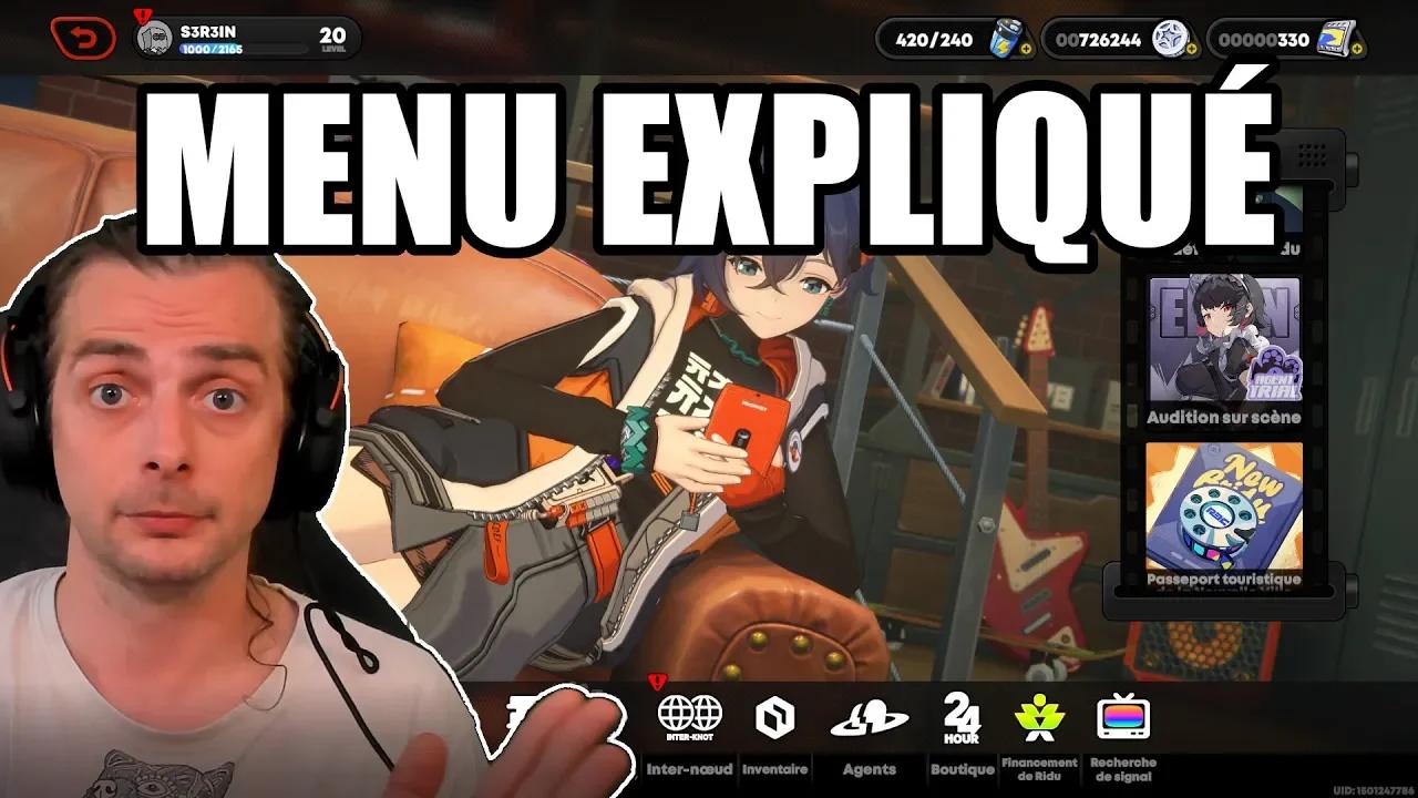 ZENLESS ZONE ZERO : EXPLORATION DES MENUS ET RACCOURCIS DU JEU CODE EN ...