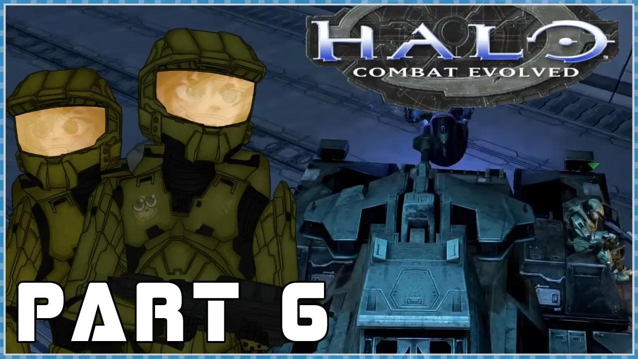 HALO COMBAT EVOLVED Co-op Playthrough Part 6 - RACE TO THE CORE!