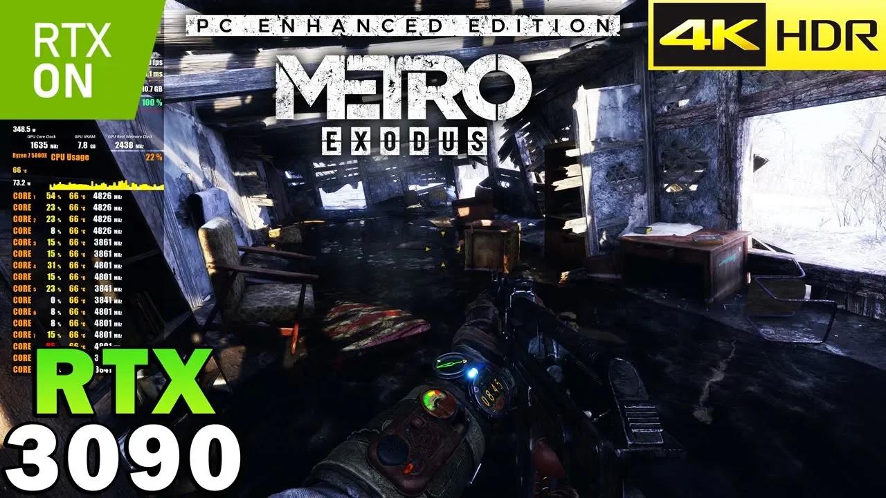 Metro Exodus Enhanced Edition 4K | HDR | DLSS | RTX 3090 | R7 5800X ...