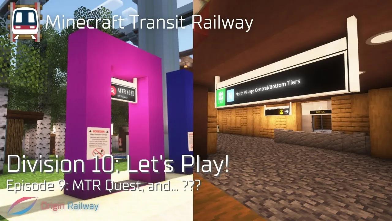 Minecraft Transit Railway - A Quest Touring you around the World!