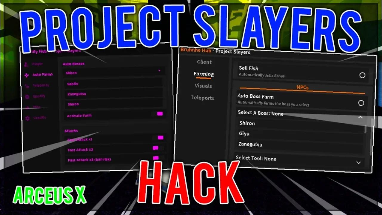 Roblox Project Slayers Hack Script Auto Farm Spins Invisible And More Pastebin 2022