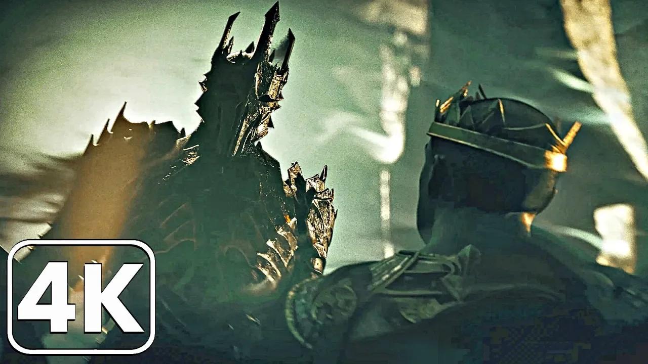 Sauron Turns King To Nazgul Scene (4K 60FPS) Lord of The Rings Shadow ...