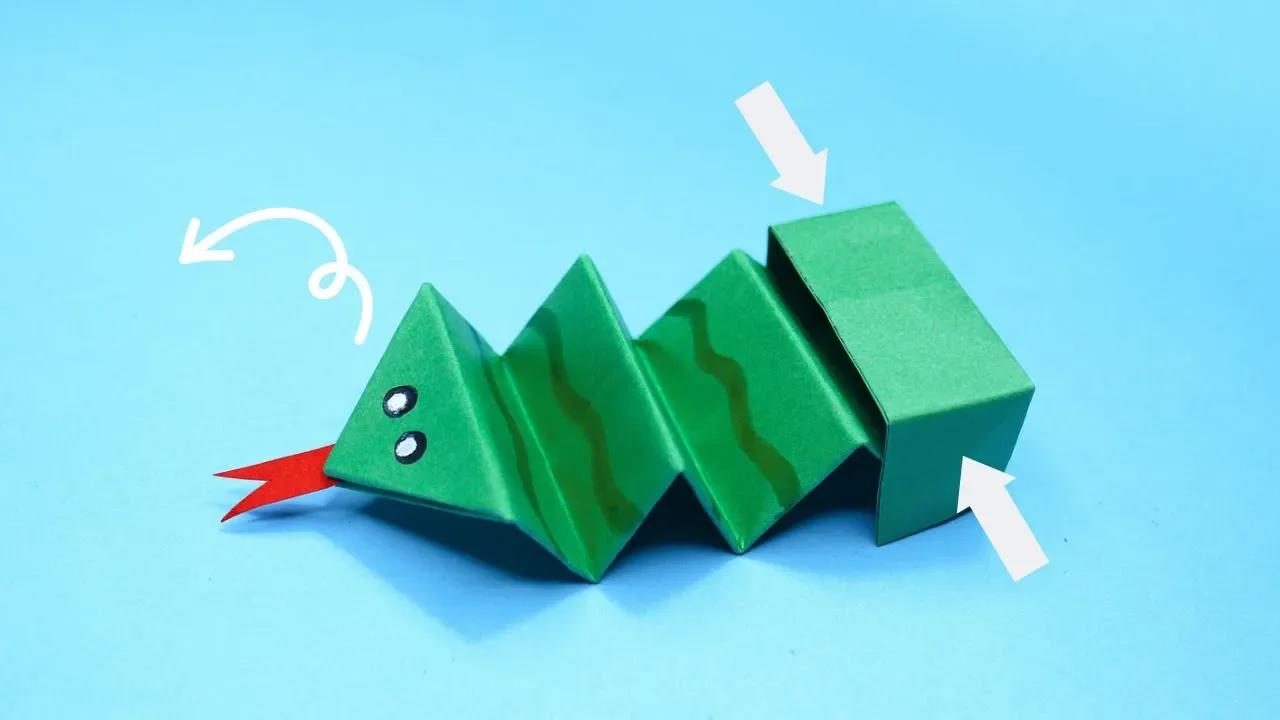 Comment Faire un Serpent Surprise en Origami | Guide Étape par Étape