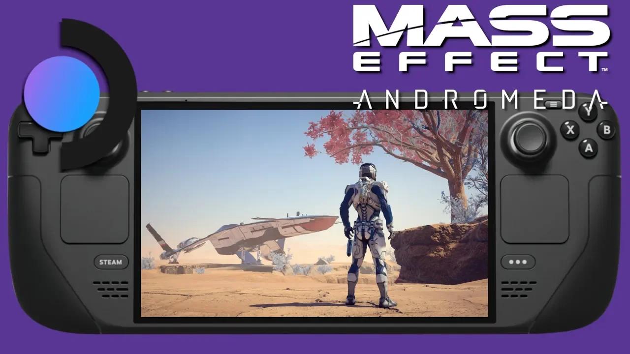 Steam Deck Gameplay - Mass Effect Andromeda - Steam OS
