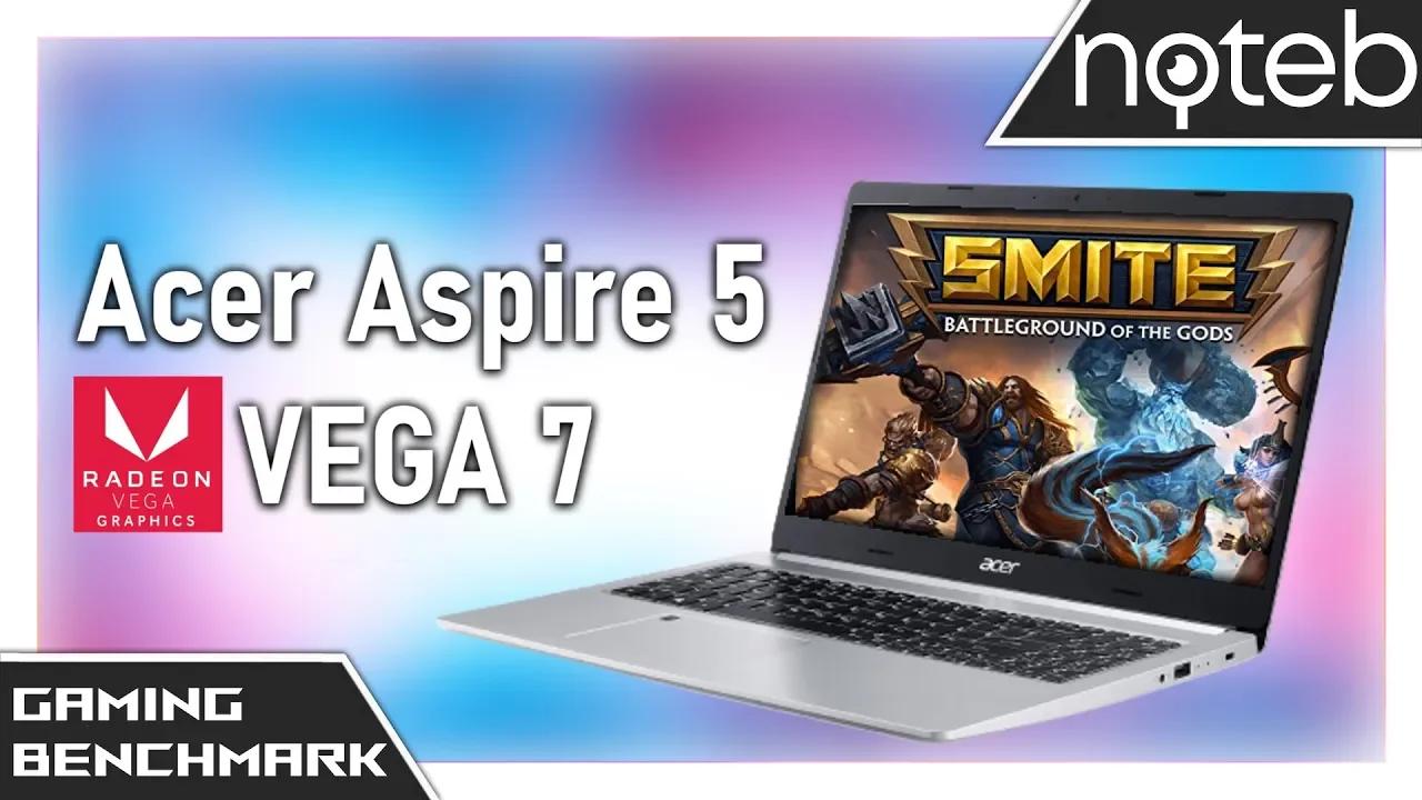 Acer Aspire 5 A515-45 - Smite Gameplay Benchmark (Ryzen 5 5500U, RX VEGA 7)