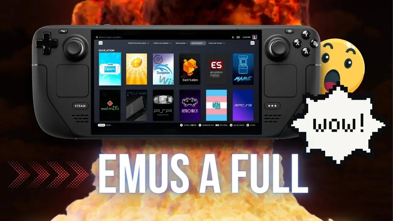 La STEAM DECK de Jack Sparrow luce INCREÍBLE ¡ULTIMATE EMULATOR!