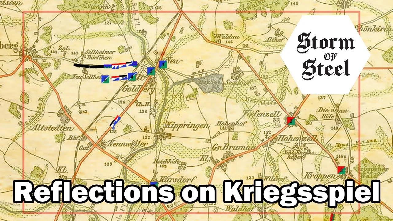 Reflections on Kriegsspiel | Storm of Steel Wargaming