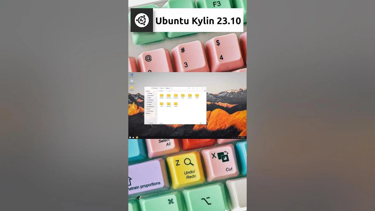 Ubuntu Kylin 23.10 Quick Overview #shorts