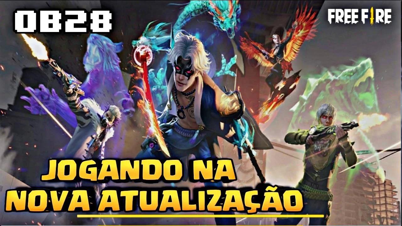 JOGANDO NA ATUALIZAÇÃO OB28 FREE FIRE