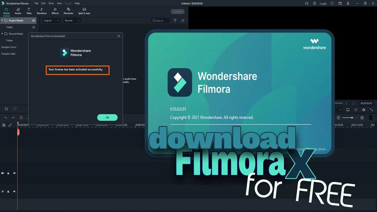 How to download and install Filmora X | Latest Version filmora 10