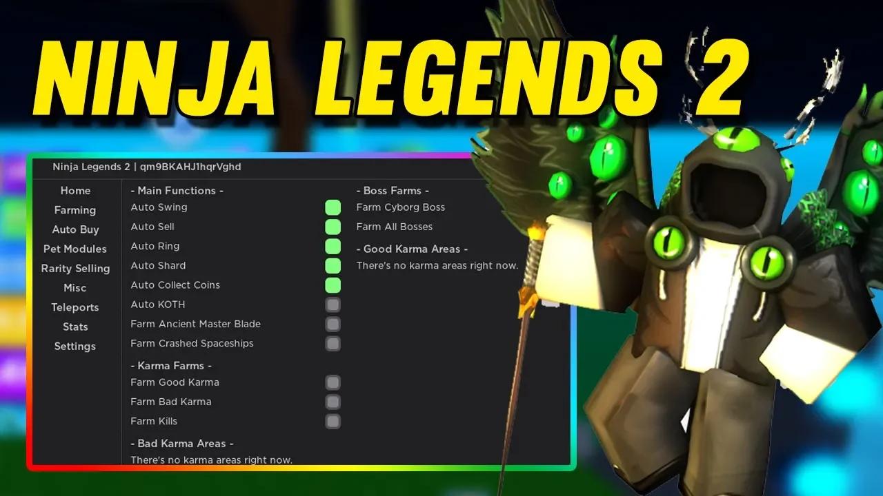 NEW Ninja Legends 2 Hack/Script | Max Stats, Autofarm , Pets & More!