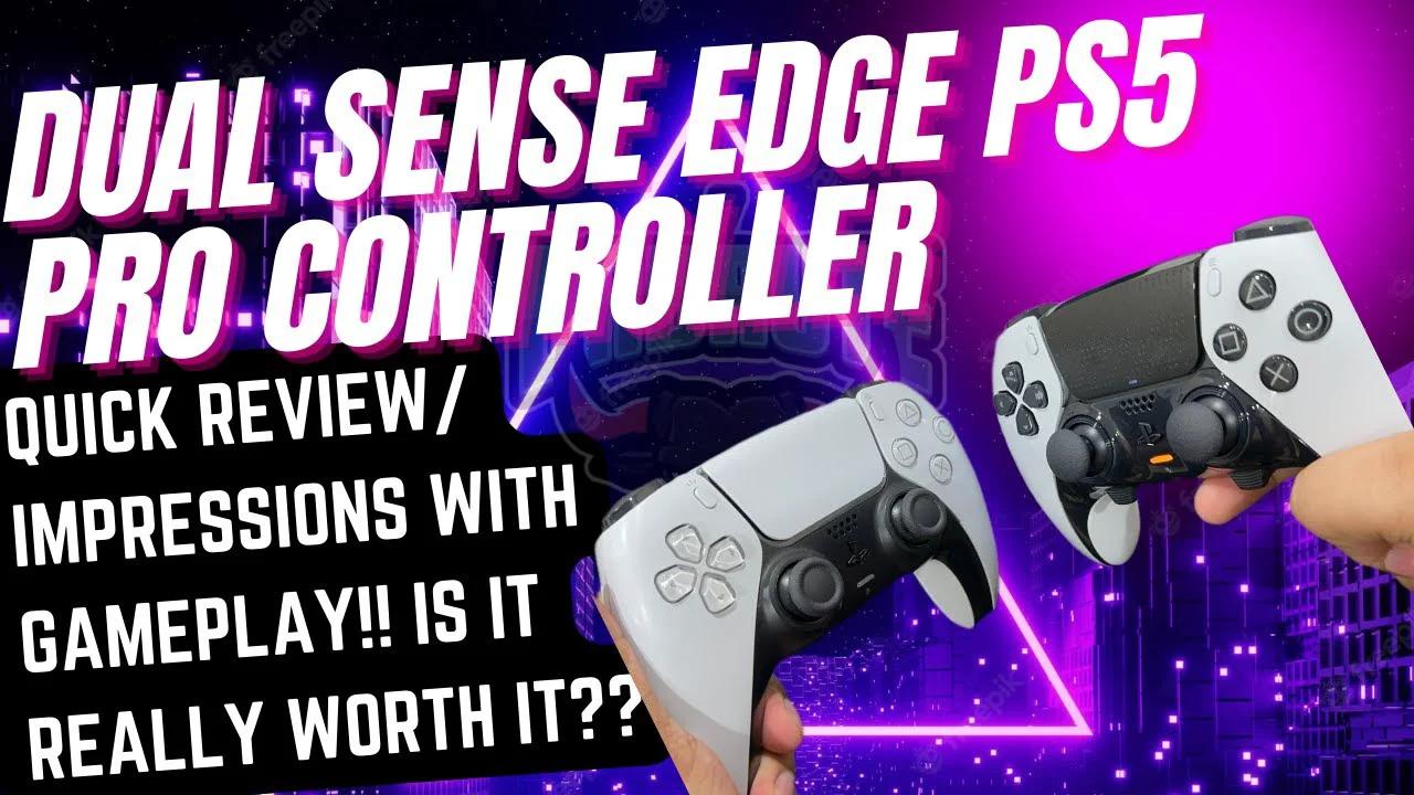 DUAL SENSE EDGE CONTROLLER UNBOXING & REVIEW WITH GAME TEST