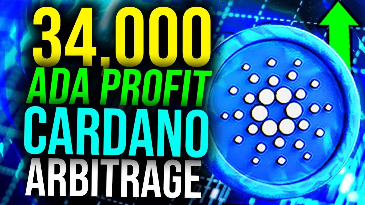 37,466 ADA Profit with Cardano Arbitrage…