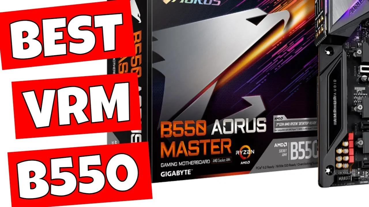 BEST VRM AMD B550 Gigabyte B550 Aorus MASTER Do We Need Revision 2?
