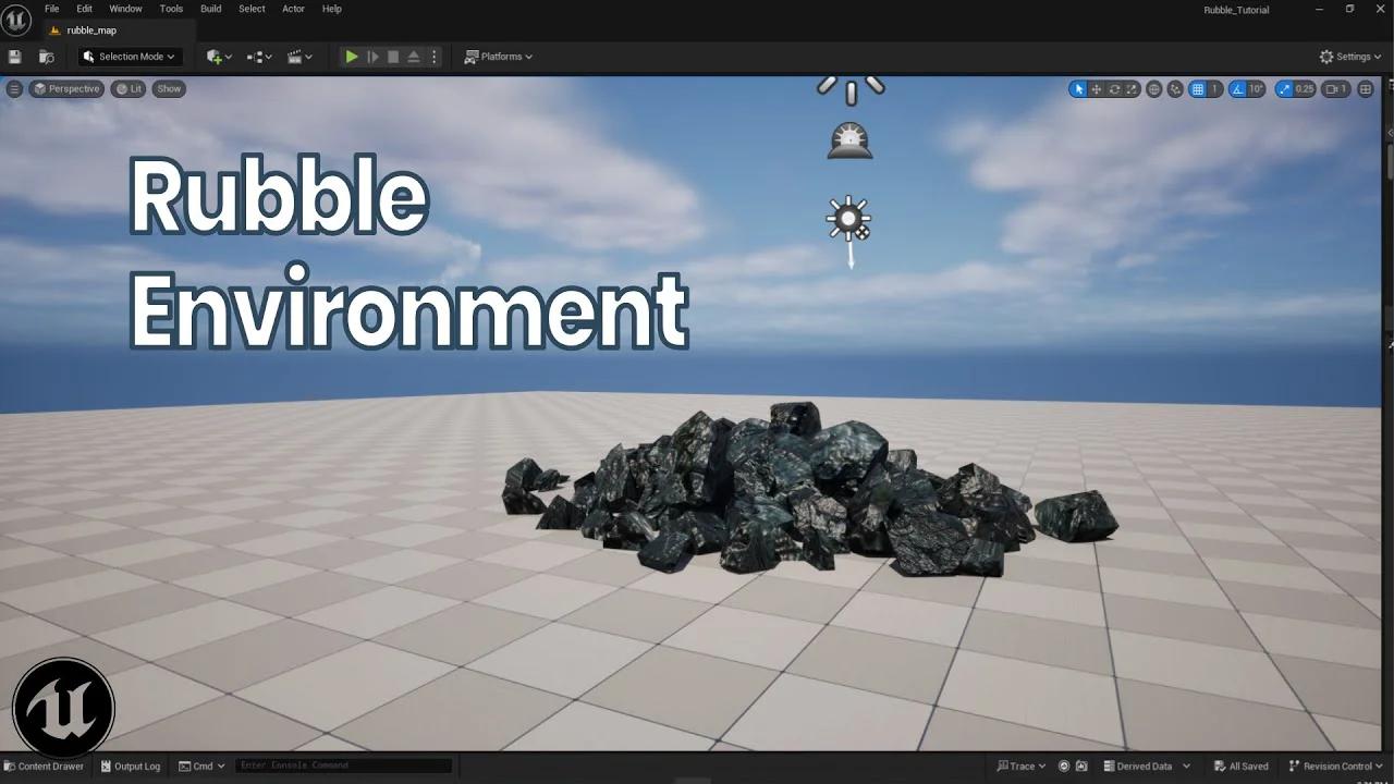 How to make rubble in Blender 4.2 for use in Unreal Engine 5.4.3 ...