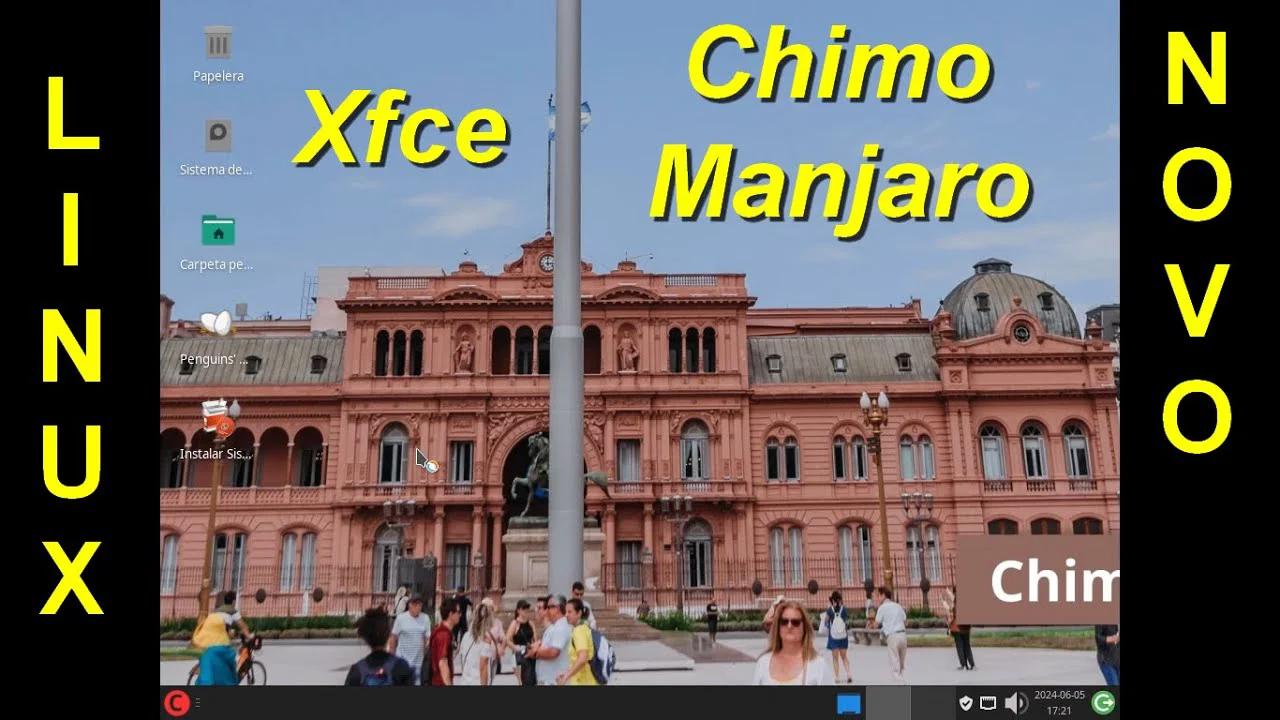 Nova Distro Chimo Linux Manjaro Xfce