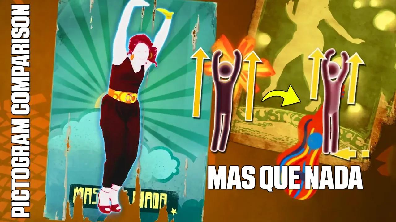 PICTOGRAM COMPARISON - MAS QUE NADA | JUST DANCE 4 VS JUST DANCE UNLIMITED