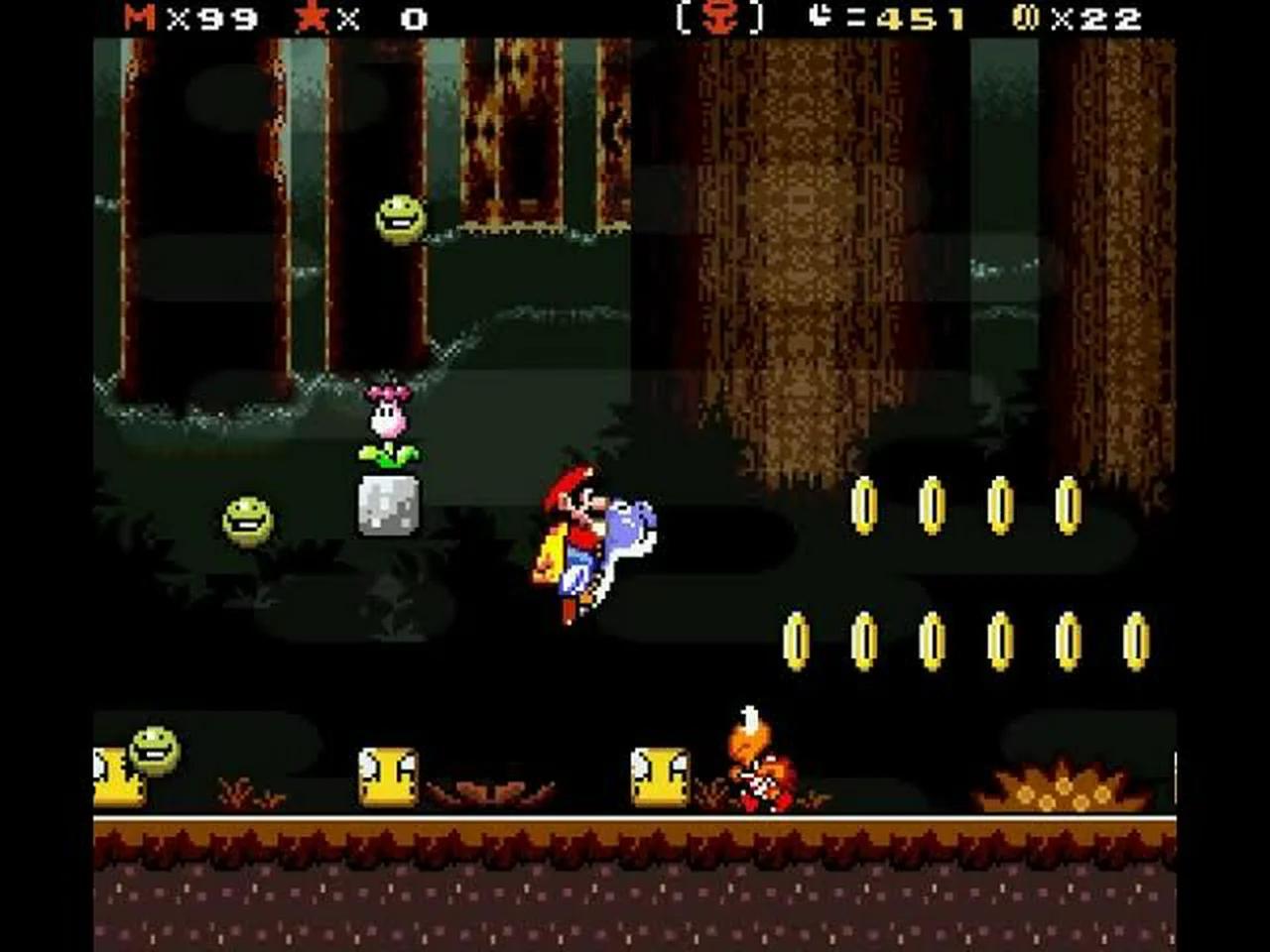 Super Mario World: Quest for Gaming - Rhino Gusty Glade (Key Way)