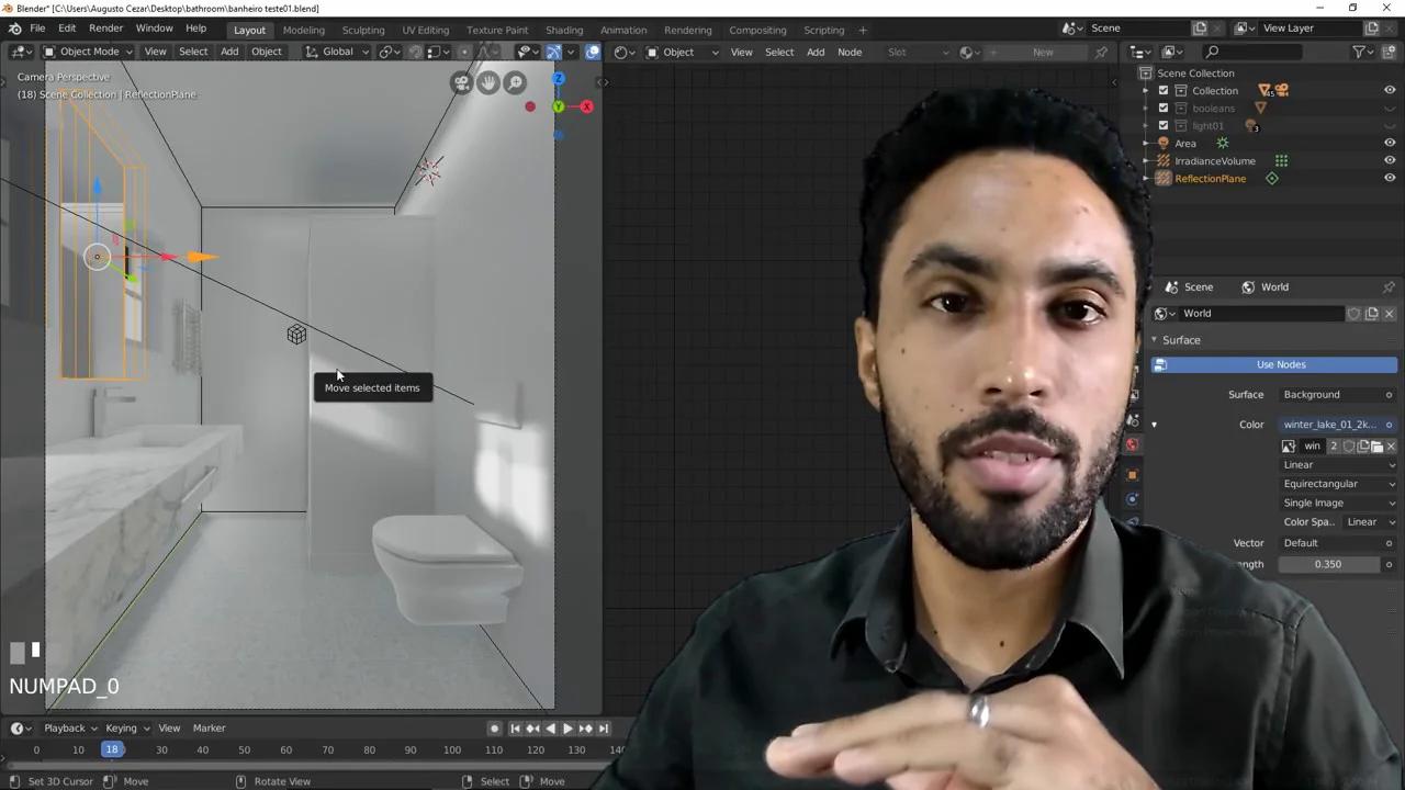 Material Vidro jateado - Blender 2.8 tutorial (Cycles/EEVEE)