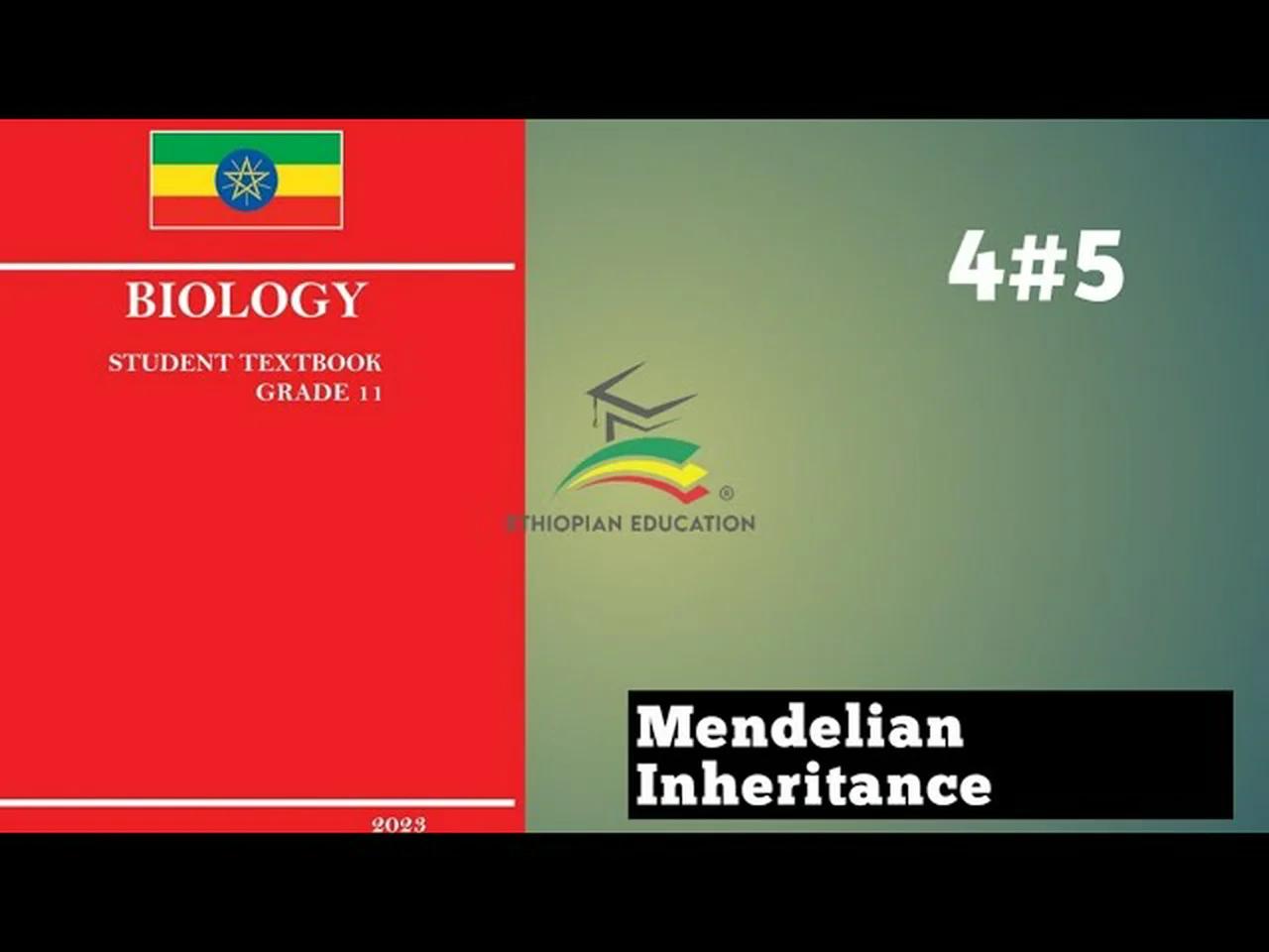 Ethiopian Grade 11 Biology 4#5 Mendelian Inheritance