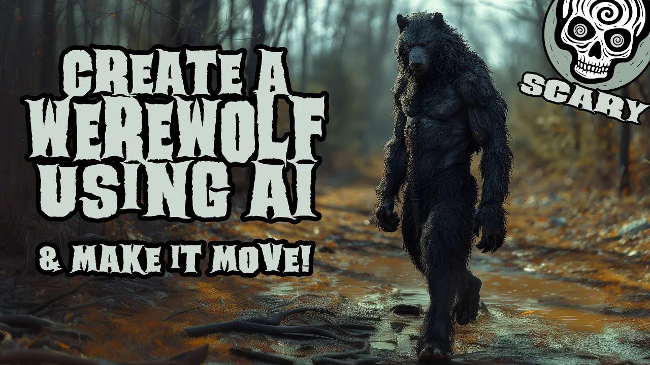 Create a Werewolf Using AI -- and Make It MOVE!