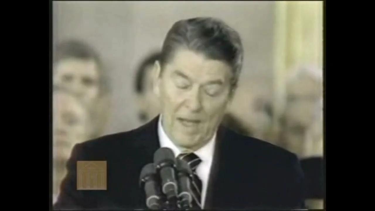Freedom for All ☢️ Second Inaugural Address (Excerpt) ⭐️ Ronald Reagan ...