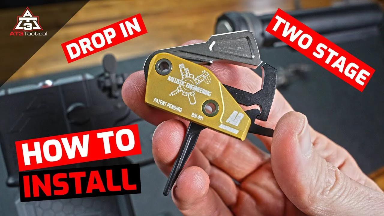 How To Install a Two Stage Triggers & Drop In Triggers on AR Rifles ...