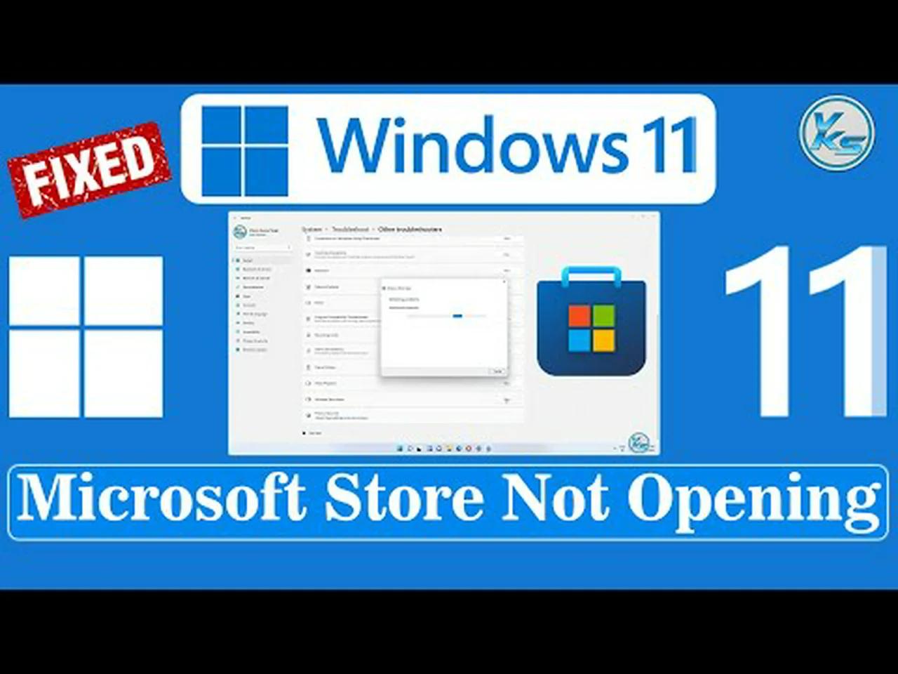 Microsoft Store Not Opening Windows 11 Fix