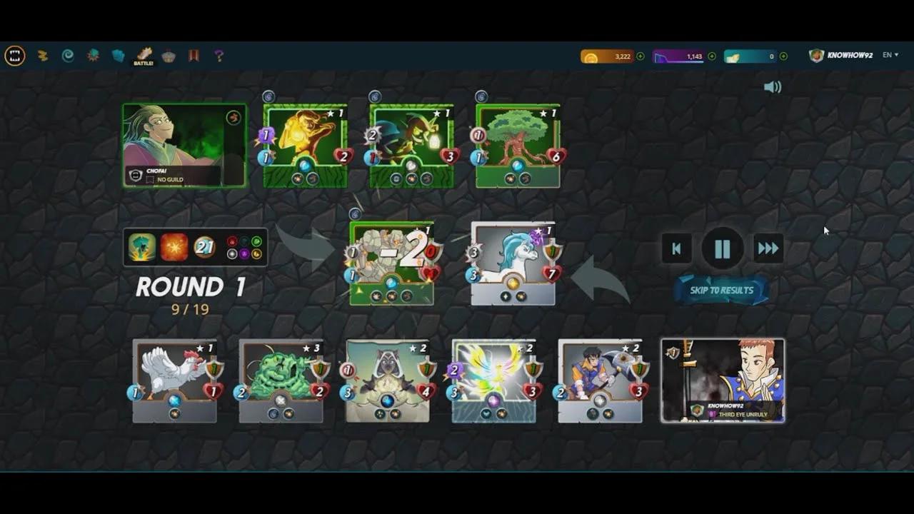 Splinterlands : Sacred Unicorn OP?!? - Life Splinter Plays