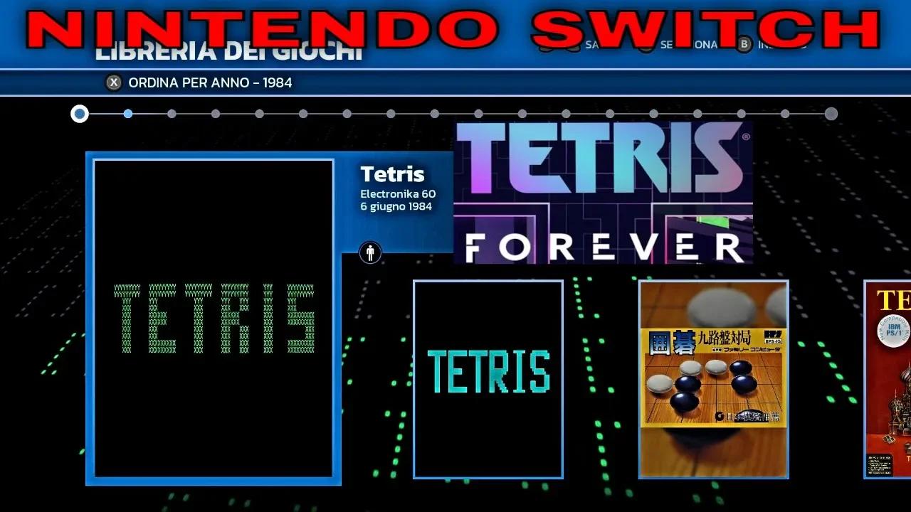 Tetris Forever - Nintendo Switch gameplay release - all versions available