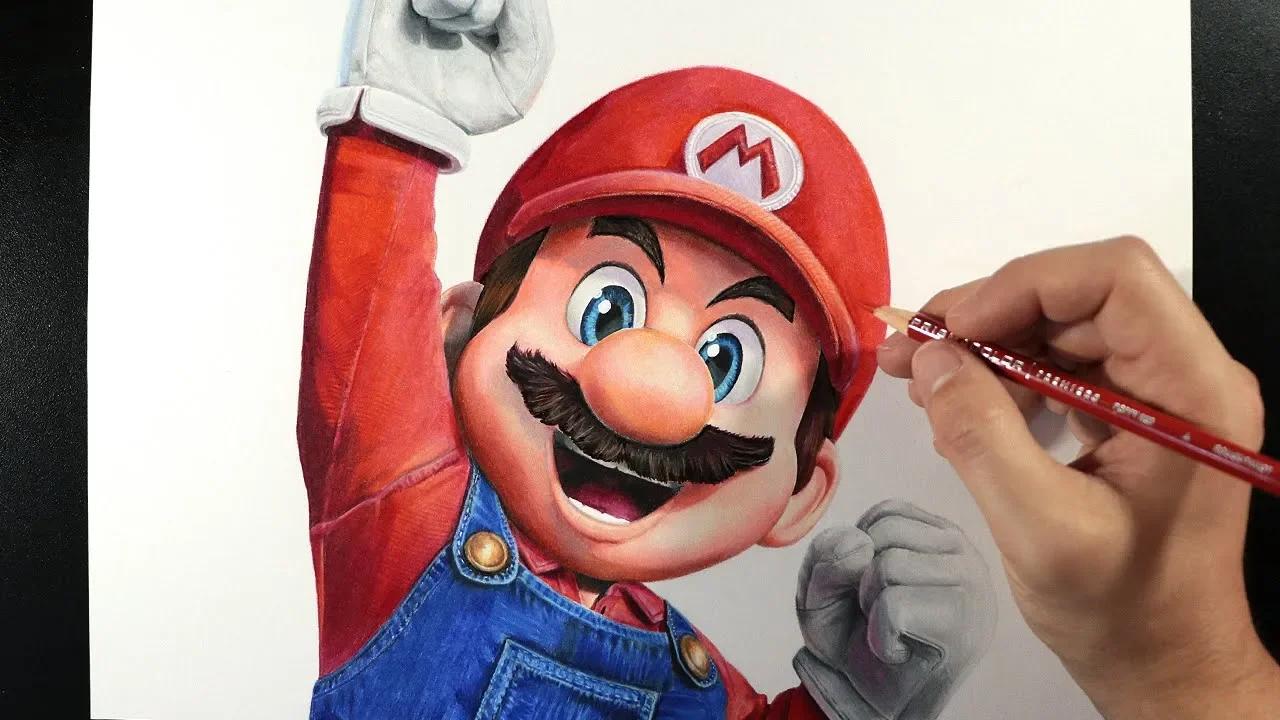 Cómo dibujar a Mario Realista | Super Mario Bros: La Película | ArteMaster