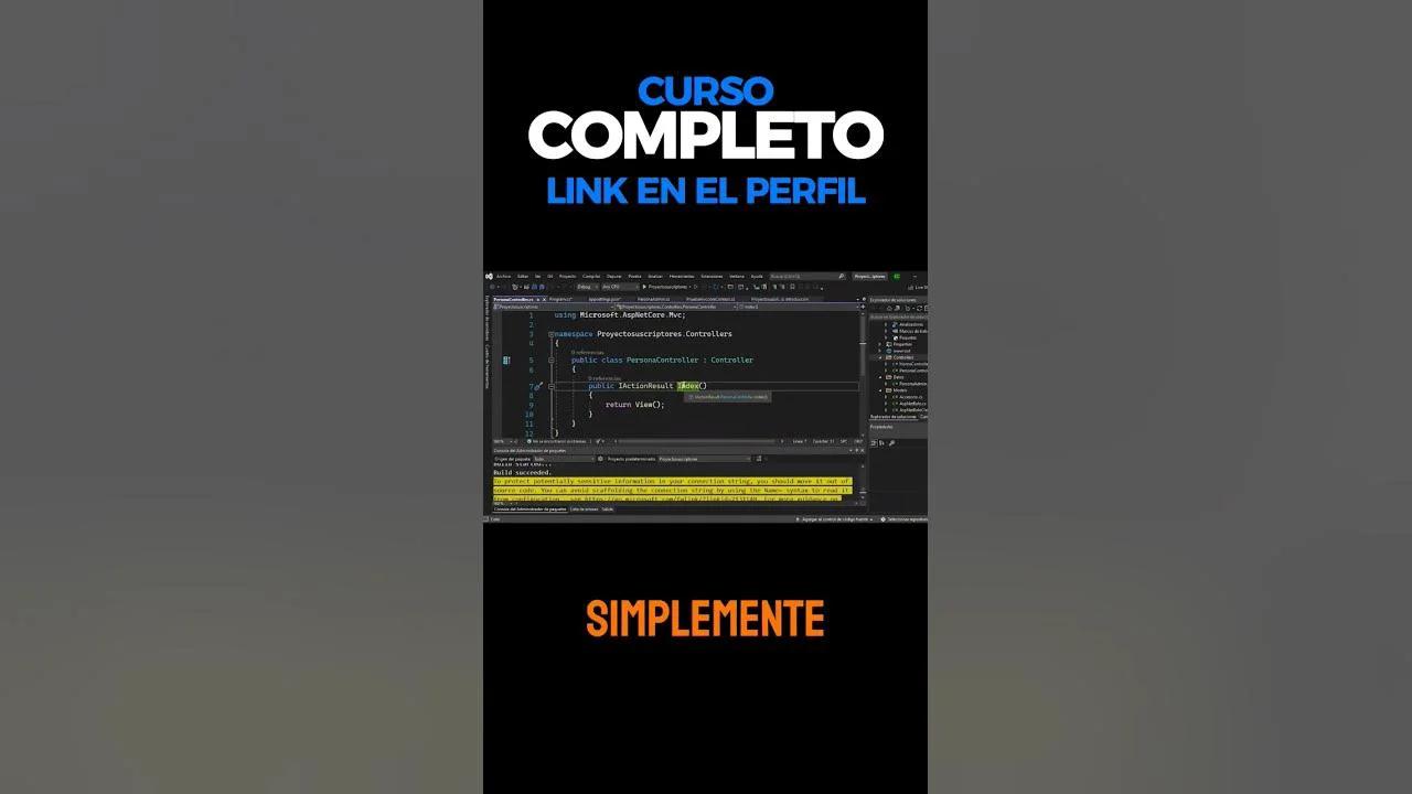 Aprende asp.net mvc core