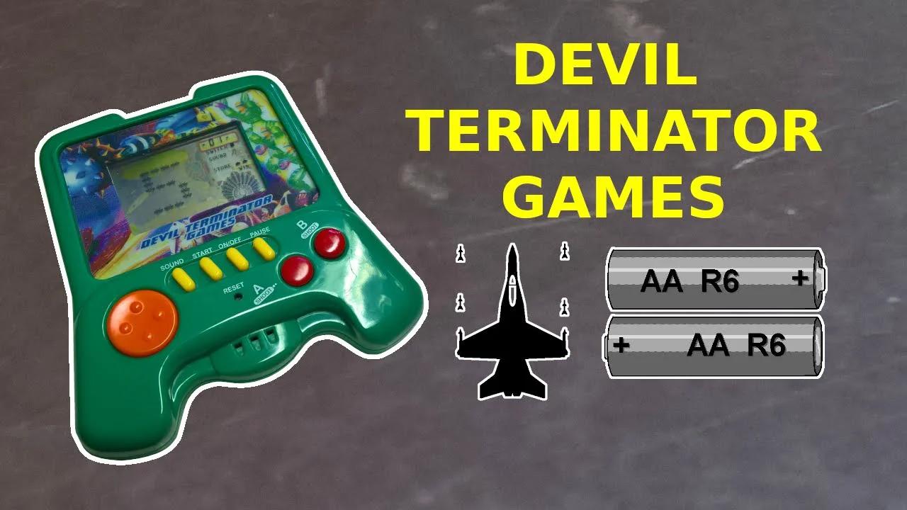 🥊 retro LCD game handheld DEVIL TERMINATOR GAMES QGH 130 🥊 MA0054