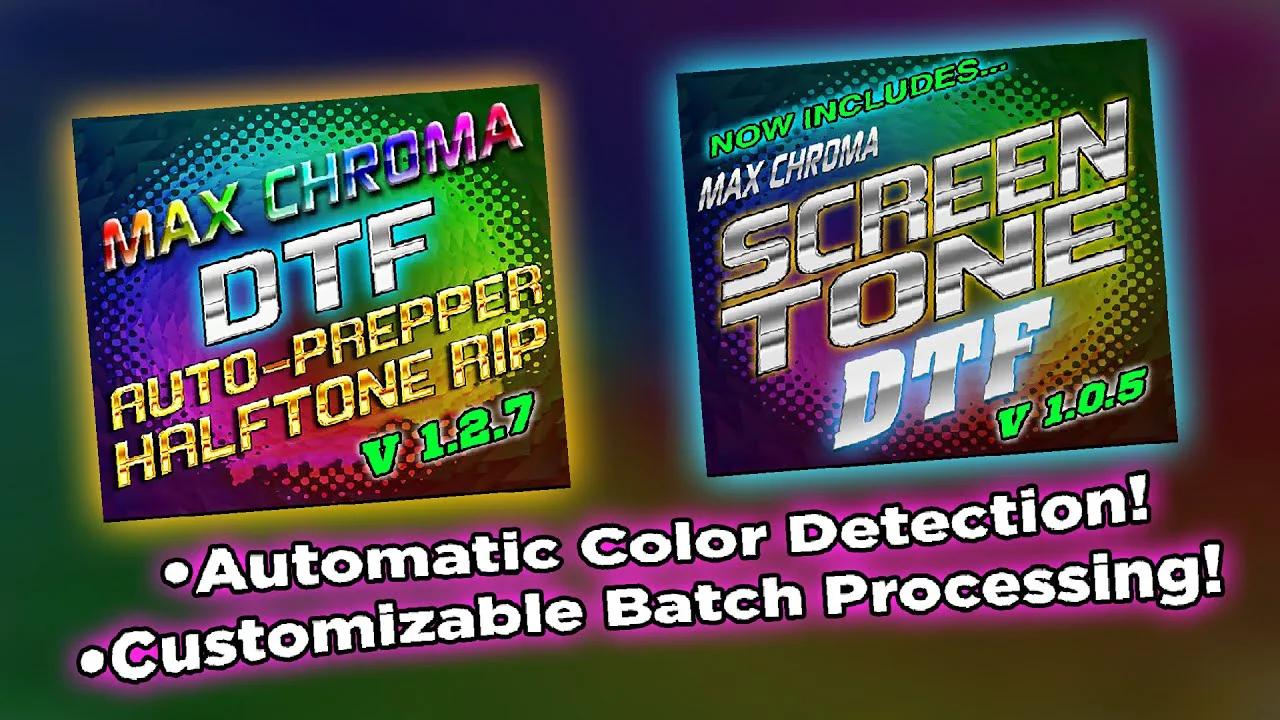 ScreenTone DTF 1.0.5 & Halftone RIP Actions 1.2.7 UPDATE