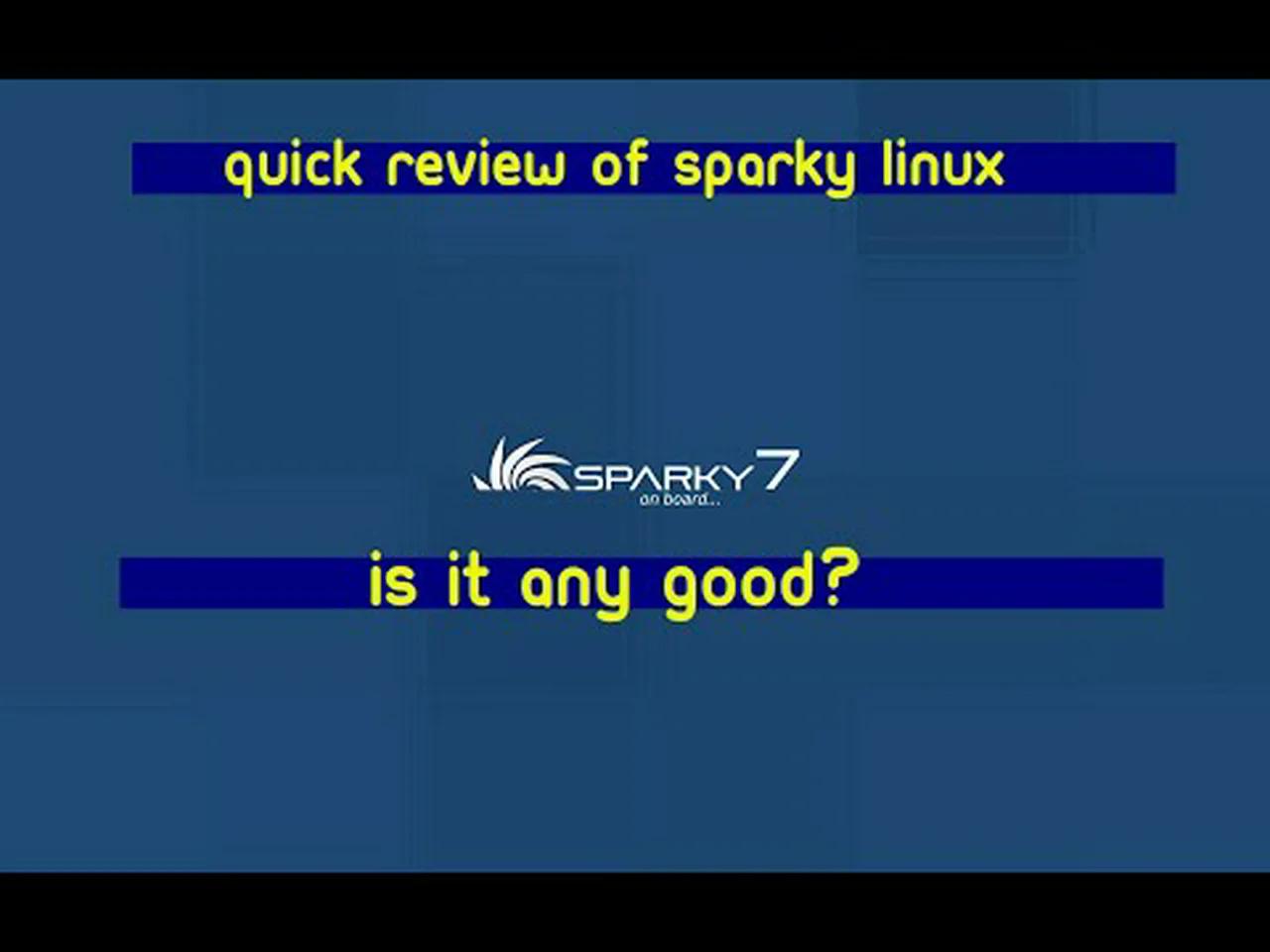 Quick Look At Sparky Linux