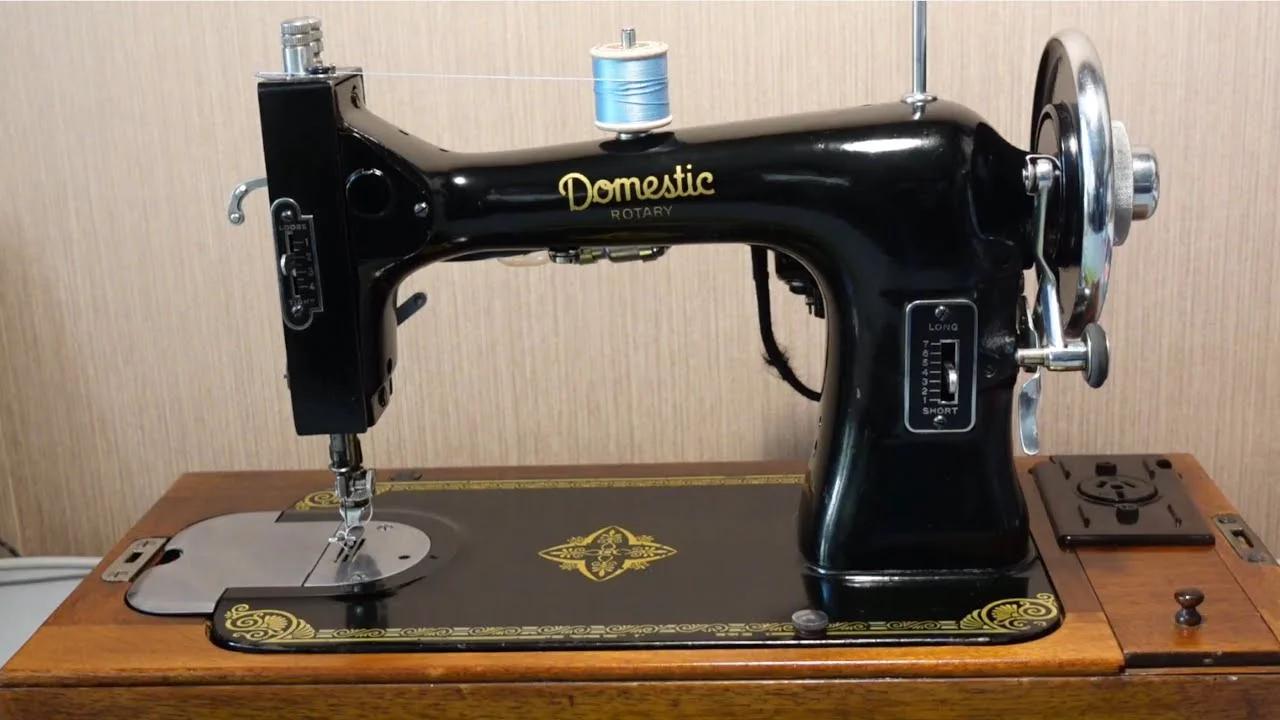 Domestic Rotary Sewing Machine from 1927 - Made in U.S.A. - Overview ...